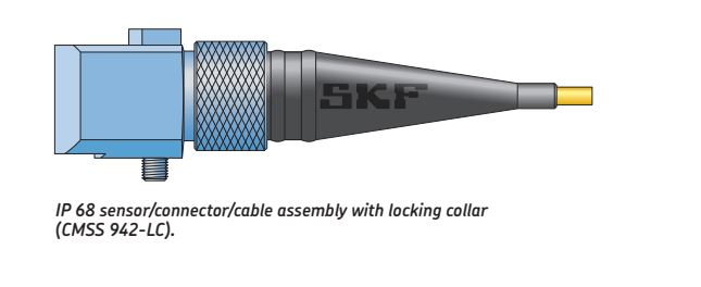 SKF - CMSS 942-LCI-SY-10M - Two wire, IP 68 connector, locking collar ...